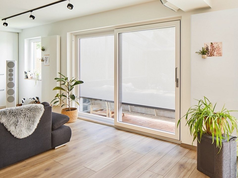 Beschattung der Terrasse bei tiefstehender Sonne